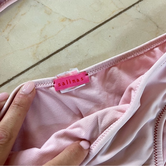 Salinas | Swim | Salinas Pink And Red Bikini Sz Large Top Sz Small ...